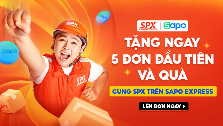Tặng ngay 5 đơn đầu tiên & quà cùng SPX trên Sapo Express
