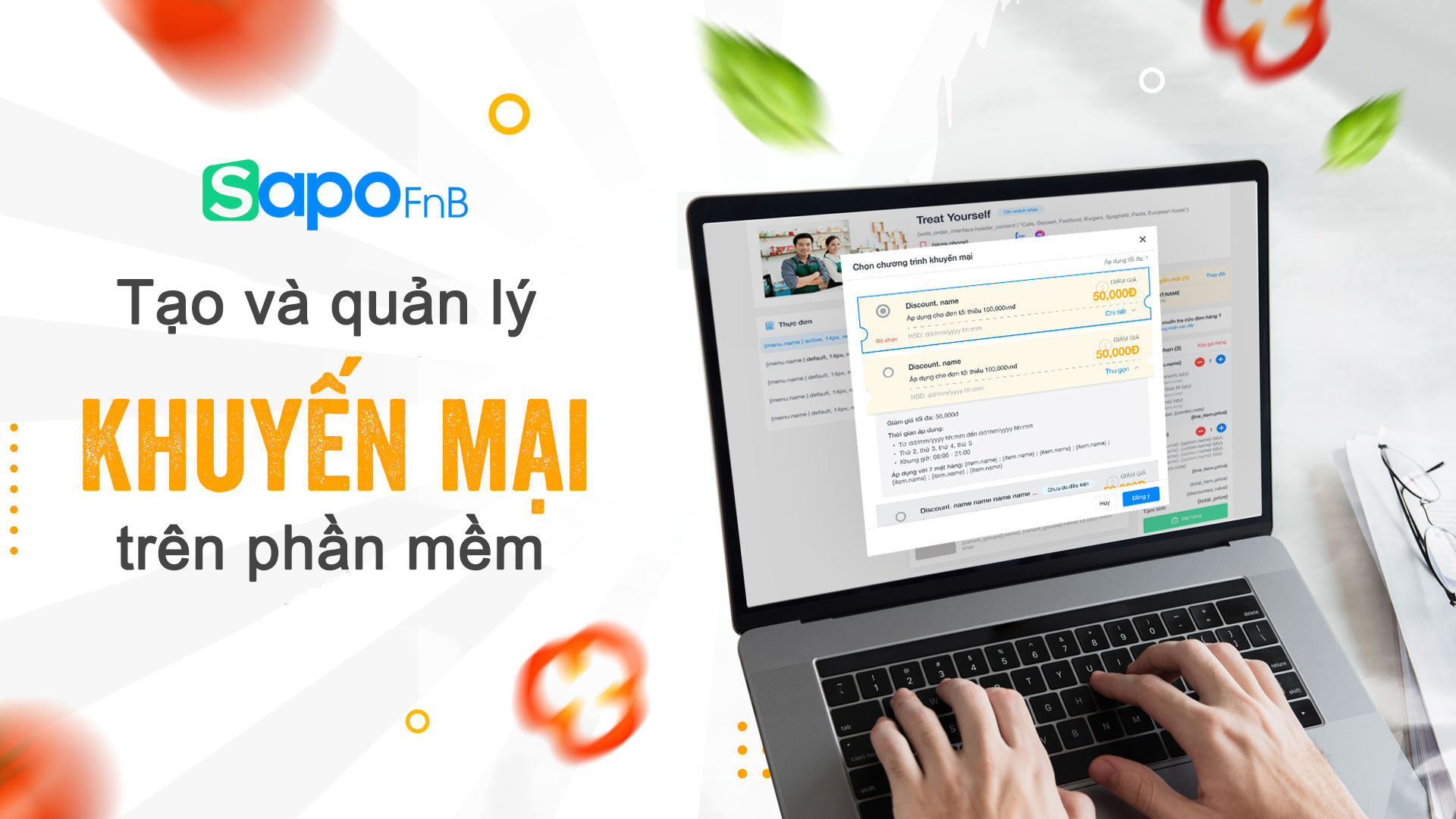 Cách tạo và quản lý chương trình khuyến mãi trên Sapo FnB