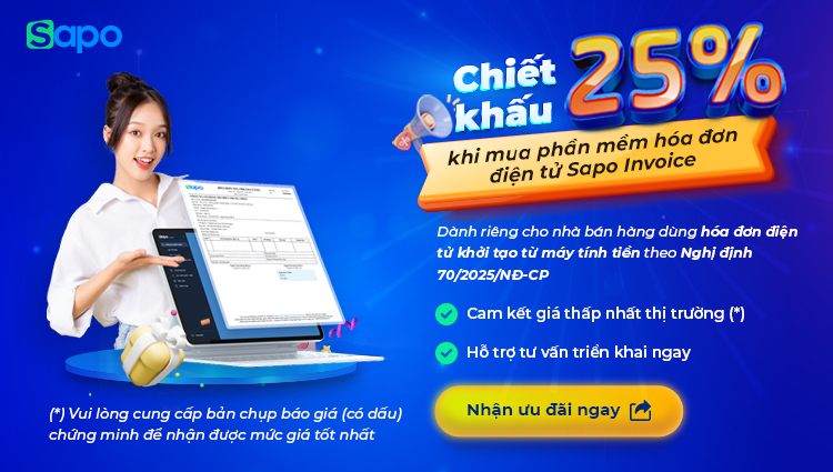 Sapo Invoice - Ưu Đãi Đặc Biệt!