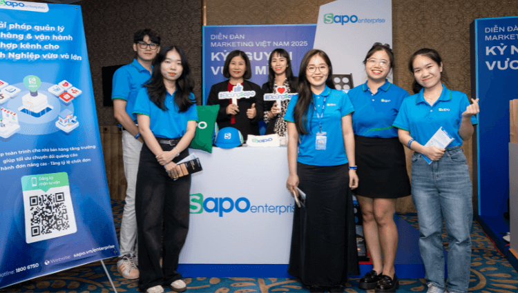 Sapo Enterprise đồng hành cùng Pmax tại Vietnam Marketing Forum 2025